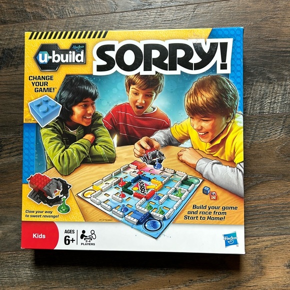 Hasbro | Toys | Sorry Hasbro 20 Ubuild Building Board Sorry Board Game ...